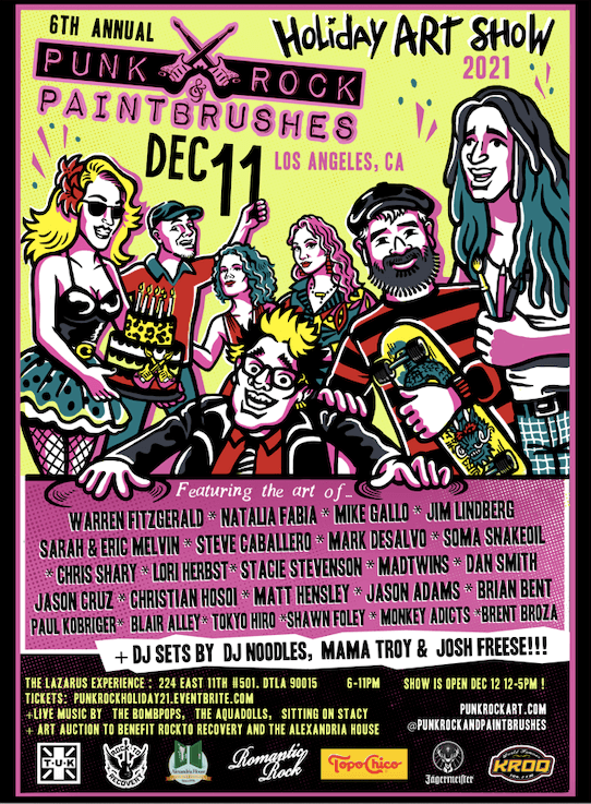 Punk Rock & Paintbrushes Holiday Art Show – Punk Rock Mag